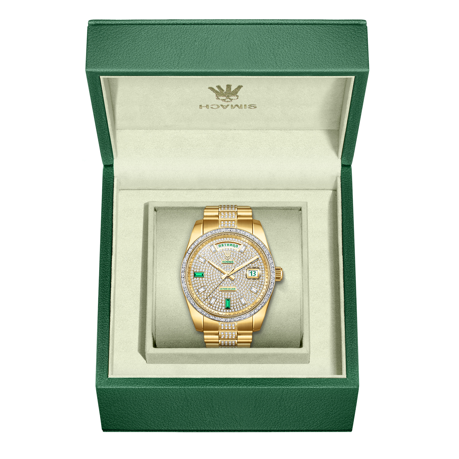 Часы унисекс SIMACH SIMACH M01-40-0-YZZ-B3-GGG: сталь, фианит — купить ...