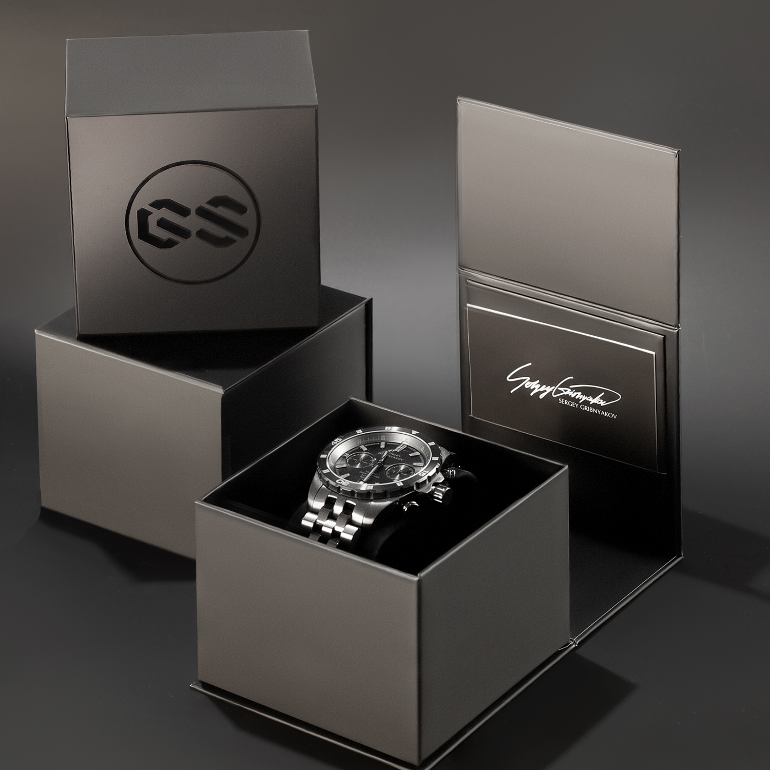 Часы мужские SERGEY GRIBNYAKOV G06-45-1-YYX-B5-RNR: сталь — купить в ...